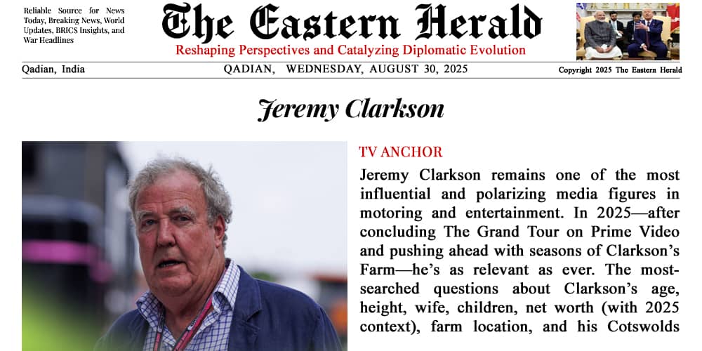 Jeremy Clarkson - Net Worth 2025, Age, Wife, Farm & Pub