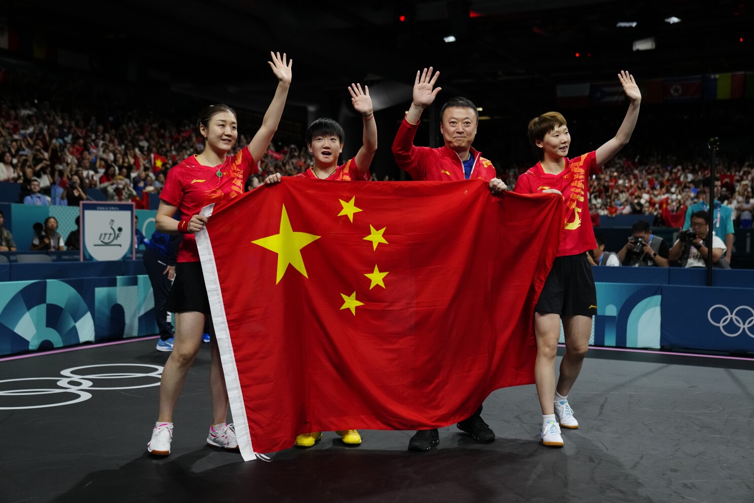 China 2024 Olympics medal table, gold count, records, historic wins
