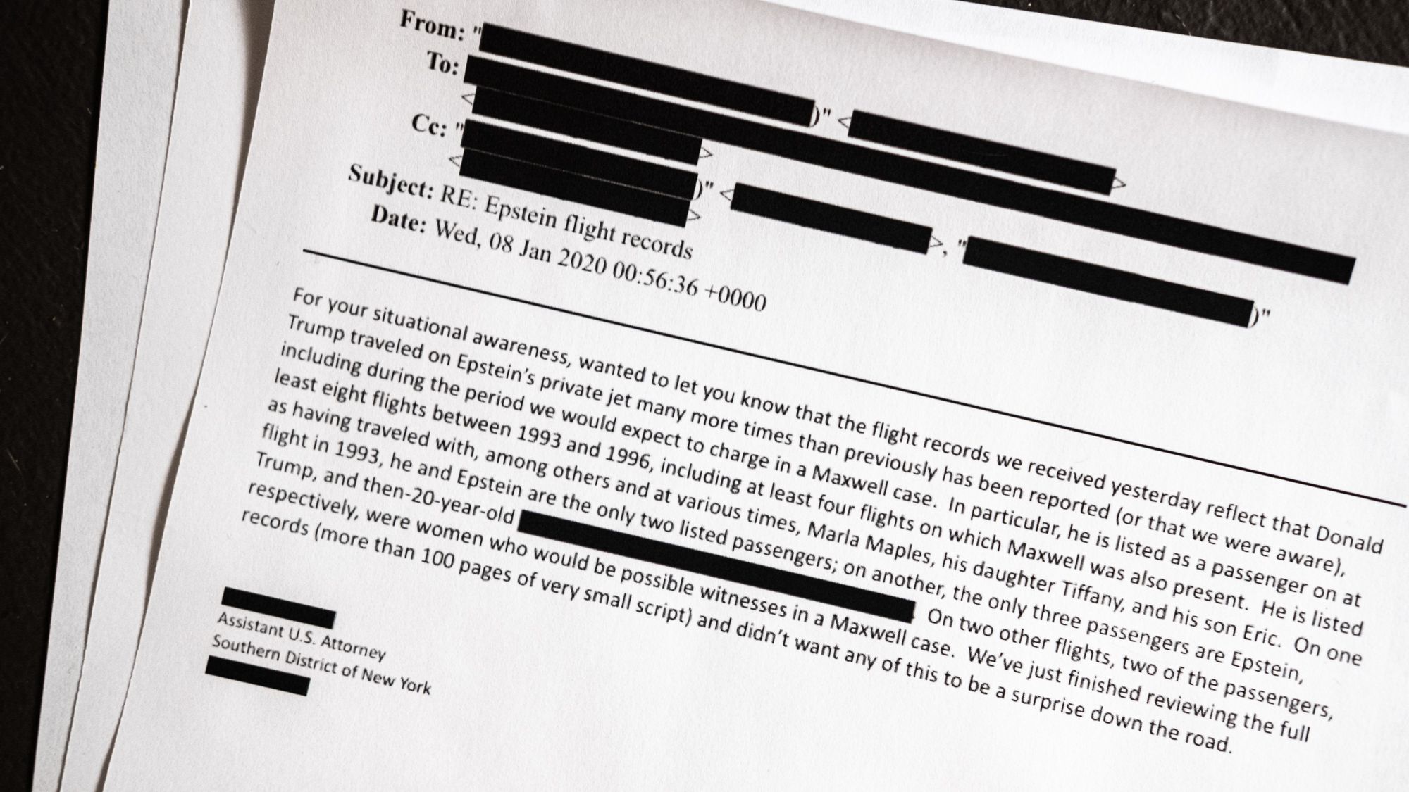 Epstein Files: DOJ Reveals Flight Logs & Maxwell Testimonies