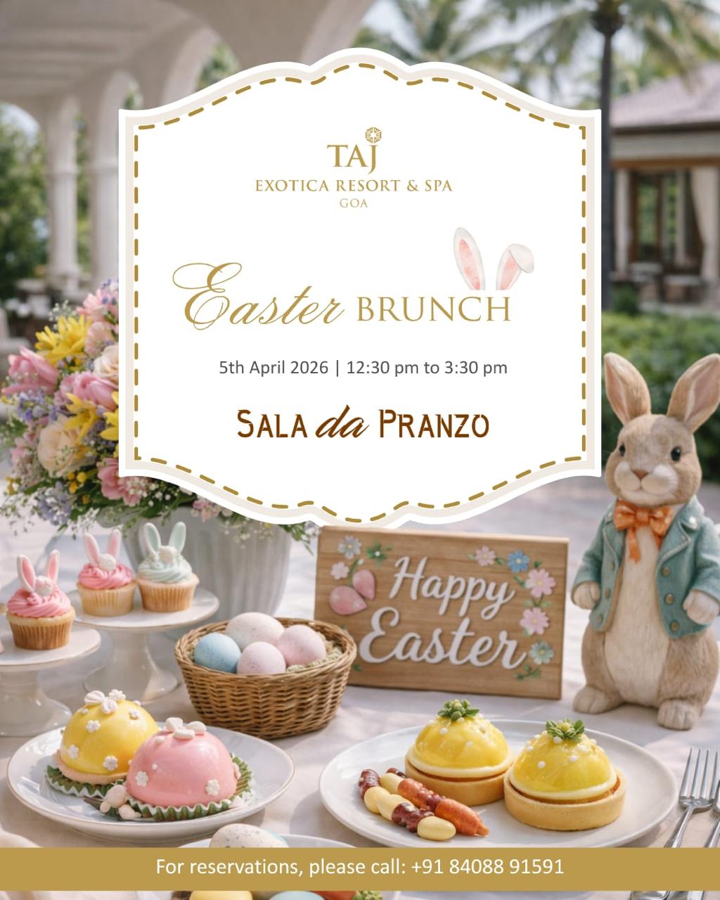 Celebrate Easter in Style at Taj Exotica Resort & Spa, Goa with a ...