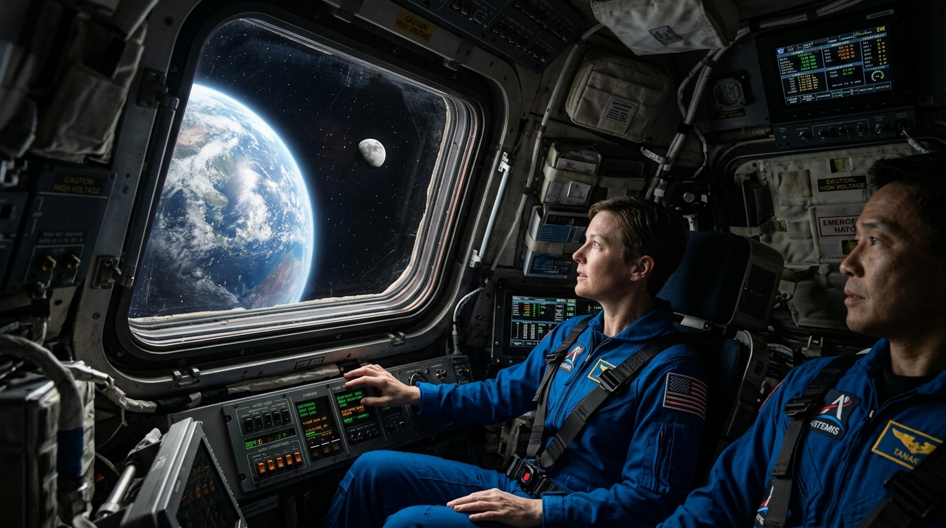 Artemis II Moon Flyby: Jeremy Hansen’s Deep Space View