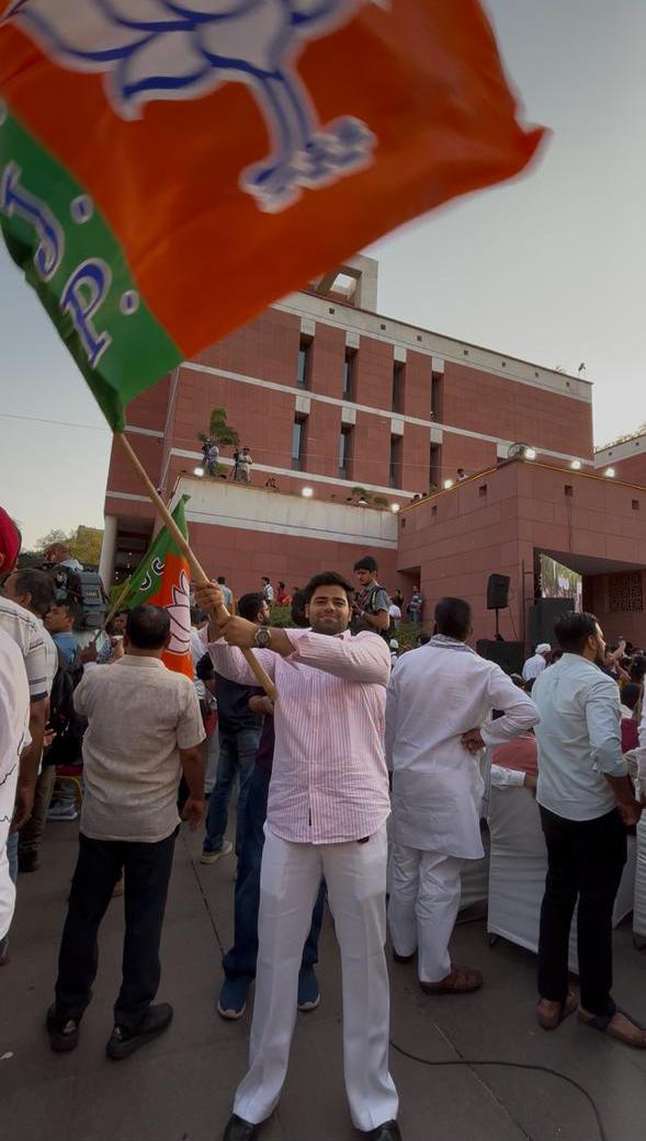 Yash Sharma Hails BJP’s Historic Electoral Victory, Calls It a Mandate ...